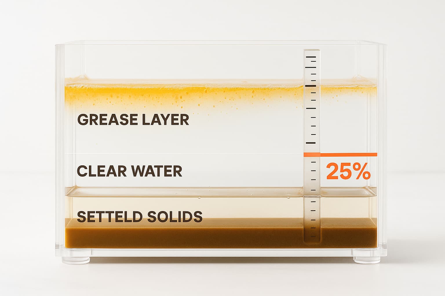 Grease Trap Cleaning Guide: 25% Rule, Schedule & Compliance